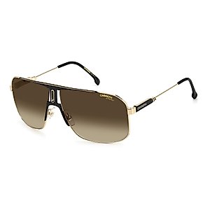 Carrera Men's 1043/S Square Sunglasses, Black Gold, One Size