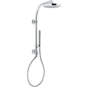 Kohler 76474-CP HydroRail-R Awaken Shift Ellipse Arch shower column kit with rainhead and 2.0 gpm handshower