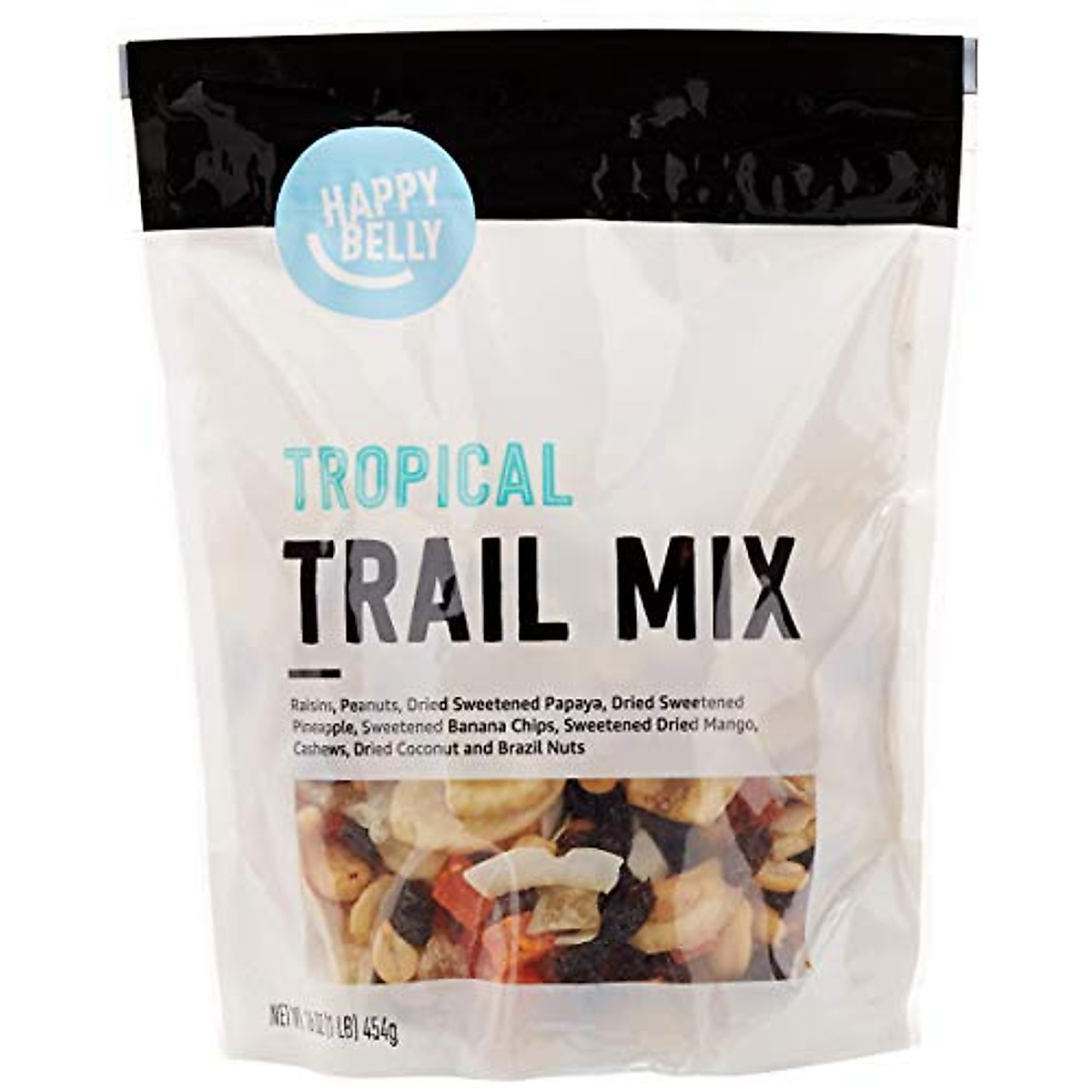 Amazon Brand - Happy Belly Tropical Trail Mix, 1 pound (Pack of 1)