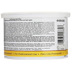 GiGi All Purpose Hair Removal Hard Wax for All Skin Types, 14 oz