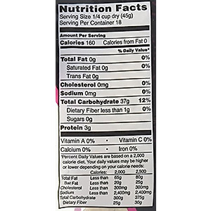 Della Gourmet Jasmine White Rice - All-Natural, Fat & GMO Free (28 oz), Pack of 6