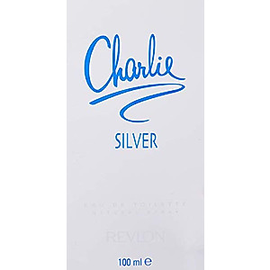 Charlie Silver by Revlon for WomenEau De Toilette Spray, 3.4 Ounce