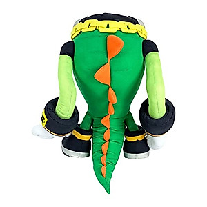 GE Animation Great Eastern GE-52633 Sonic The Hedgehog Vector The Crocodile Stuffed Plush, 13"
