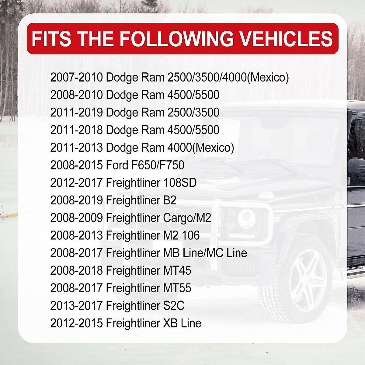 CV52001 Crankcase Ventilation Filter Breather Element Cummins CCV Filter Compatible with Dodge Ram 2500 3500 4000 4500 5500 Ford F650 750 904-418 4936636 68002433AC