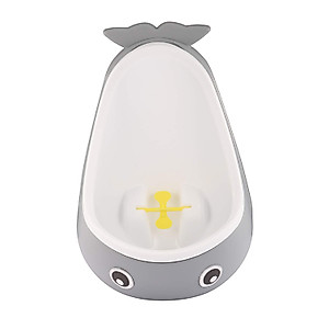 Whale Potty Training Urinal for Boys Toilet - Gray