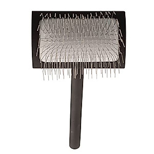 Chris Christensen Grooming Bundle - Just Divine Ready to Use Brushing Dog Spray, Prevents Brushing Damage, Light Detangler - Big K Slicker Dog Brush Medium, Perfect for Doodles, Angled Polished Pins