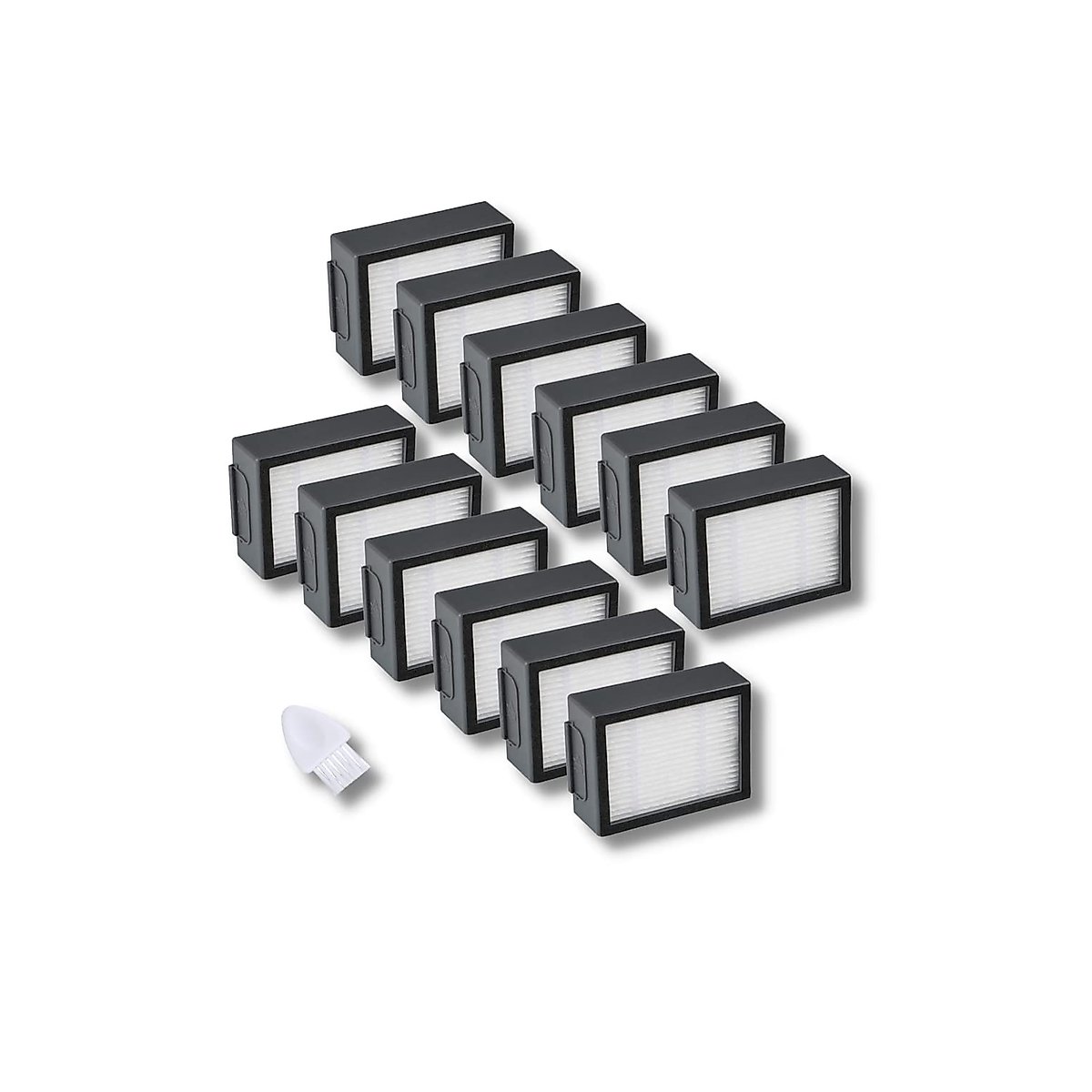 JoyBros 12-Pack Replacement HEPA Filter Compatible for iRobot Roomba Combo i,e,j Series:E5 E6 i1 i3 i4 i5 i6 i7 i8 J5 J6 J8 And All Plus Versions NOT for J9