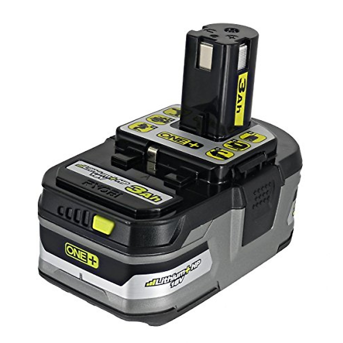 (2) Ryobi One+ 18v Lithium Plus HP Batteries 3Ah Li-Ion P191