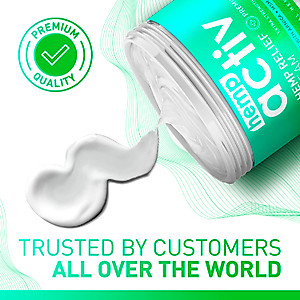 HEMPACTIV Joint & Muscle Relief Cream, Infused with Hemp, Menthol, MSM & Arnica, Soothe Discomfort in Your Back, Muscles, Joints, Neck, Shoulder, Knee, Nerves - 2 Fl Oz