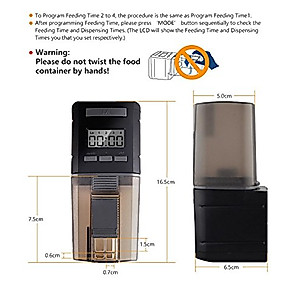 Aquarium Fish Feeder Automatic Fish Feeders Auto Fish Food Timer Feeder for Fish Tank