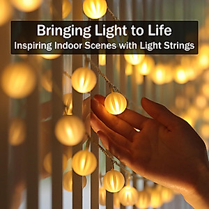 Battery Operated Globe String Lights Bedroom, 16ft 40 Classroom String Lights with Remote, Indoor Outdoor Bedtime Decorative String Lights for Camping Christmas Party Patio Wedding Gazebo Dorm Tent