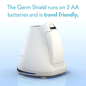 TAO Clean Germ Shield UV Toothbrush Sanitizer – Universal Cleaning Station that Accommodates all Manual and Electric Toothbrushes, Travel Friendly, Kills 99.9% of Germs