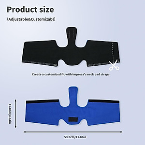 CPAP Neck Pad Headgear Strap Cover, Universal Reusable Face cpap Strap Cushion, Comfortable Soft cpap mask Strap Cover Fits for CPAP F20 N20, Most Others Headgears - No More Strap Marks