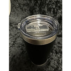 My Vocabulary Tumbler - Fuck This, That, You, Me, It..... - 20 oz Black Tumbler w/ Sliding Lock Lid - Funny Tumbler