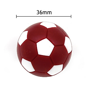 Sunfung Table Soccer Foosballs Replacement Balls Mini Multicolor 36mm Official Foosball 12 Pack