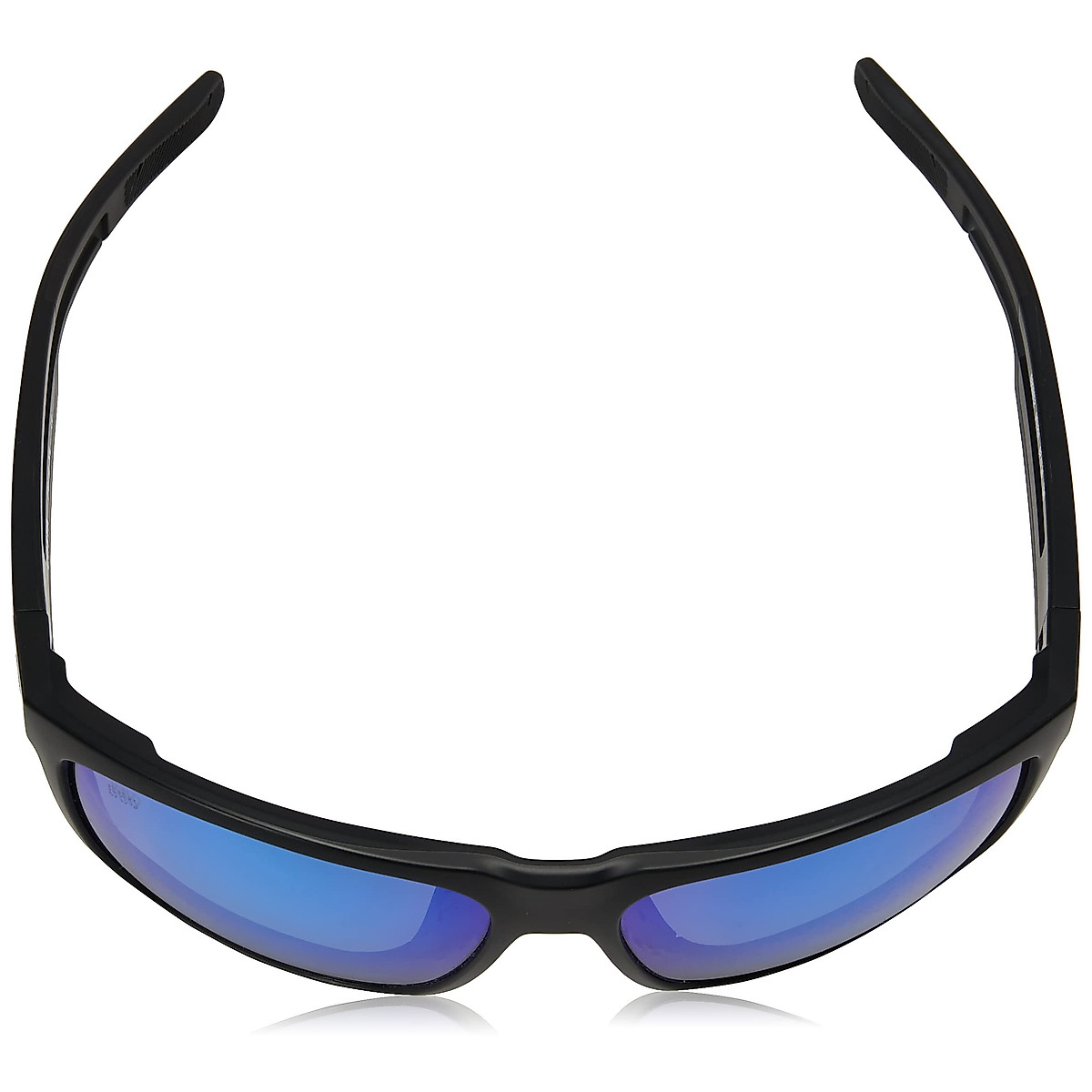 Costa Del Mar Man Sunglasses, Matte Black Frame Blue Mirror Lenses - 62MM