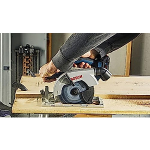 BOSCH GKS18V-22LB25 18V Brushless Blade-Left 6-1/2 In. Circular Saw Kit with (2) CORE18V 4 Ah Advanced Power Batteries