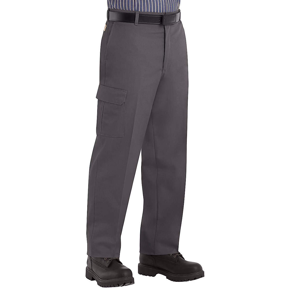 Red Kap Men's Industrial Cargo Pant, Charcoal, 38W x 30L