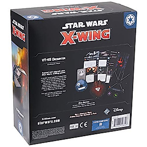 Atomic Mass Games Star Wars X-Wing 2nd Edition Miniatures Game VT-49 Decimator Expansion Pack | Strategy Game for Adults and Teens | Ages 14+ | 2 Players | Average Playtime 45 Minutes | Made