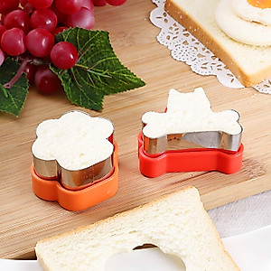 Dog Cookie Cutter Set, 10pcs, Dog Bone and Dog Paw Print Cookie Mold for Homemade Treats - Stainless Steel Cookie Cutter molds for Kids Suitable for Cakes and Cookies (Assorted Sizes)