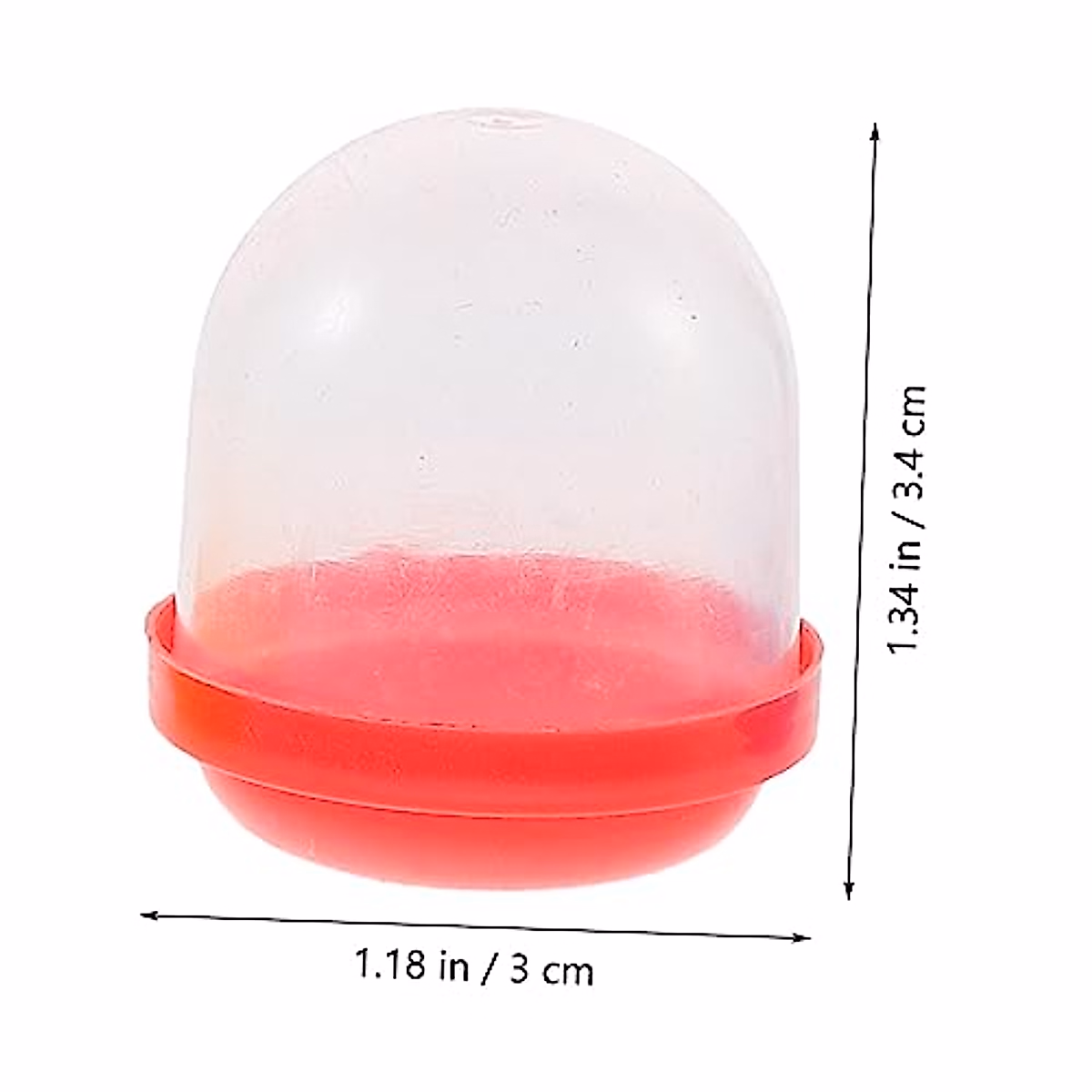 CIMAXIC 50Pcs plastic container a vending machine vending machines basket gift clear container basket filler plastic playes Plastic Ball Decor funny Fillable Balls bulk Storage Box