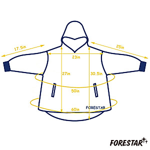 FORESTAR Glow in the Dark Wearable Blanket, Christmas Birthday Gifts for Kids Girls Boys 4-10 YR, Thickened Warm Oversized Sherpa Hoodie with Pockets, Dino