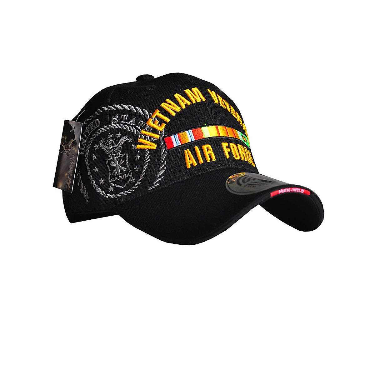 Air Force Vietnam Veteran Hat Embroidered Baseball Cap Duck Tongue Cap Sun Hat