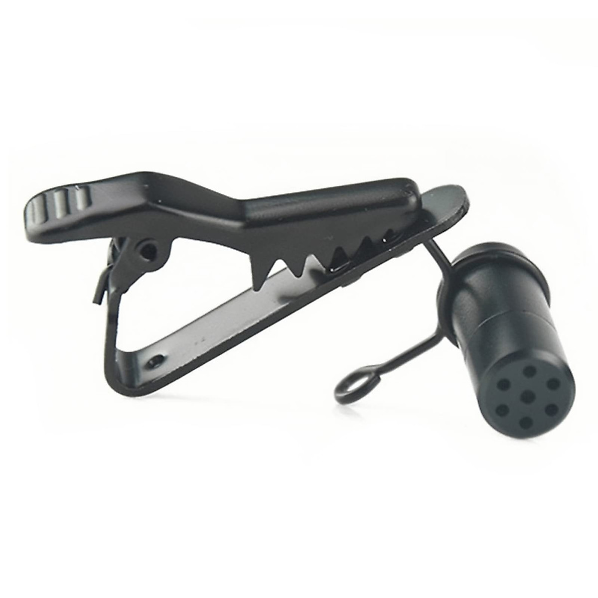 Luwigs 3pcs Lavalier Microphone Metal Tie Clips with 3pcs Lapel Mic Windscreen Foam Covers, Lapel Microphone Replacement Kit, Metal Lapel Mic Clips Sponge Cover Kit (6 Pack, 7.5mm)