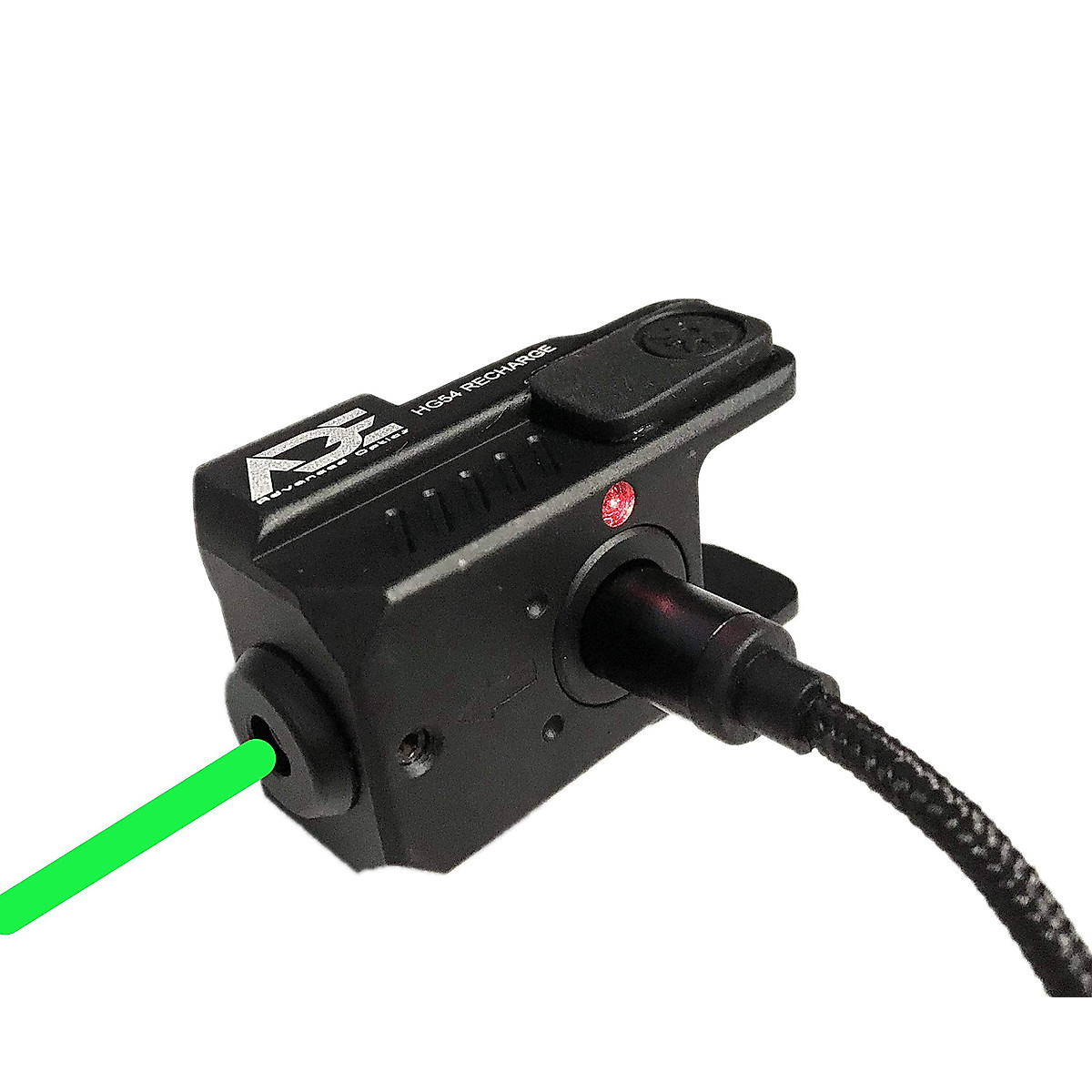 Ade Advanced Optics HG54G-2 Rechargeable CLASS IIIa Green Laser with Magnetic USB Charger