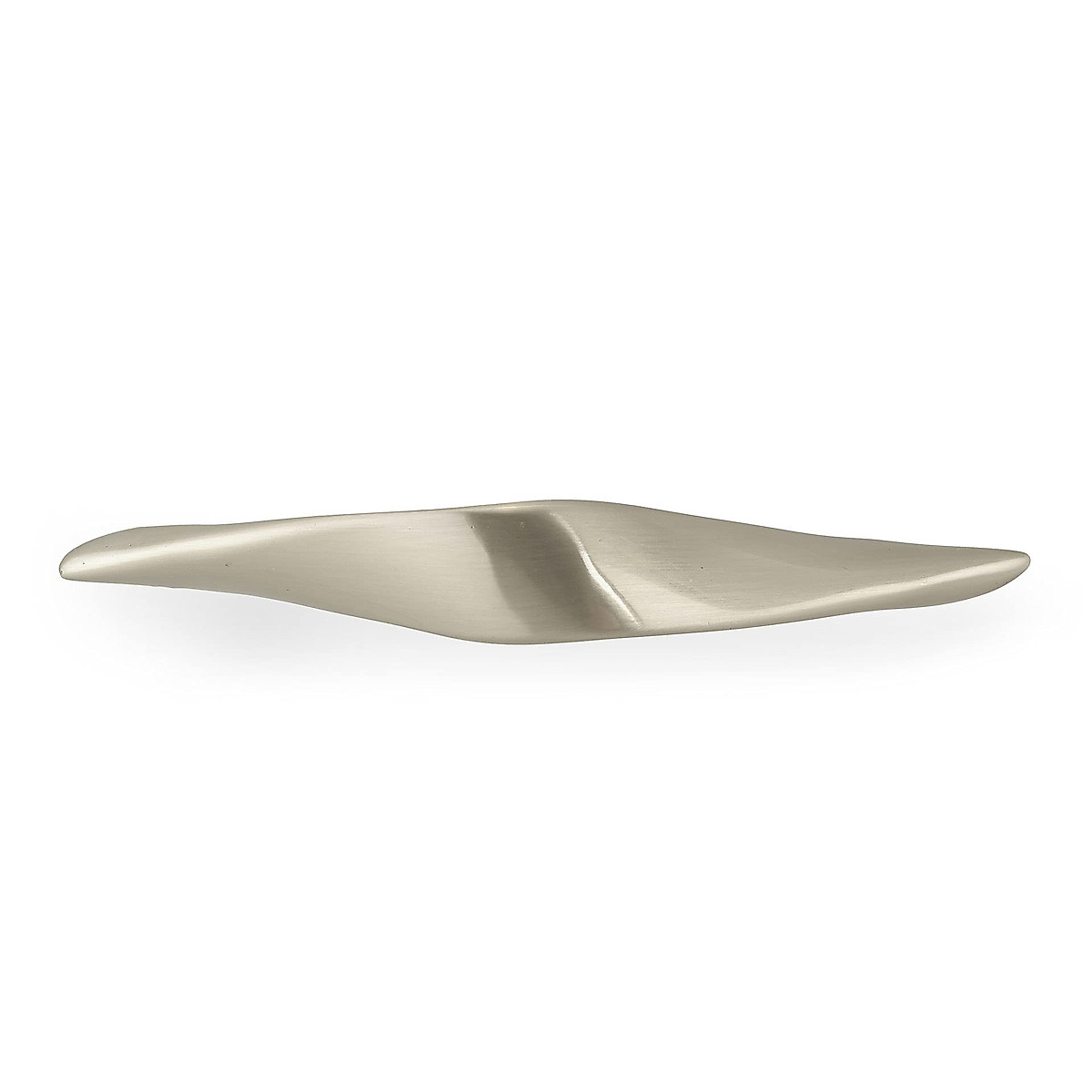Richelieu Hardware BP255996195 Niagara Collection 3 3/4-inch (96 mm) Center-to-Center Brushed Nickel Modern Cabinet and Drawer Pull Handle for Kitchen, Bathroom, and Furniture