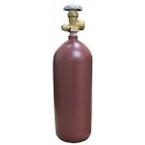 New 20 cu ft Steel Nitrogen Cylinder with CGA580 Valve