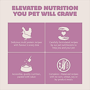 Petcurean Summit Meadow Roast, Dry Cat Food, Chicken Meal and Duck Meal Adult Recipe with Grains, 3 lb Bag