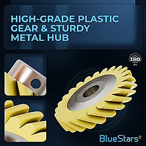 [LIFETIME WARRANTY] Ultra Durable W10112253 Mixer Worm Gear Replacement Part by BlueStars – Exact Fit For Whirlpool & KitchenAid Mixers - Replaces 4162897 4169830 AP4295669