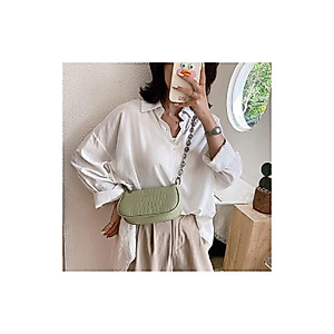 Small Pu Shoulder Bag, Crocodile Pattern Handbag Zipper, Retro Women