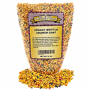 The Bulk-Priced Food Shoppe Peanut Brittle Crunch Coat Ice Cream Topping (1 lb. Resealable Zip Lock Stand Up Bag), Kosher