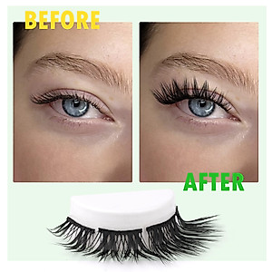 Alice DIY Lash Extensions Clusters Eyelashes L Curl Lash Clusters Cat Eye Individual Lashes Fluffy Wispy DIY Cluster Lashes Extensions False Eyelashes by ALICE Black