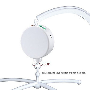 Baby Musical Mobile, AGPtek Battery-Operated Baby Bedding Rotary Music Box Plays Twelve Tunes