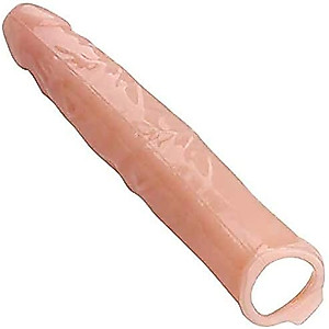 2023 New 12in Soft Big Realistic Sleeve Extender Sheath for Men Male Enhancement Extension Sleeve Fleshy Color DRT3266