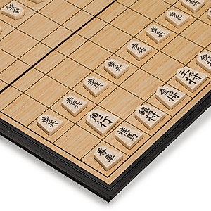 Yellow Mountain Imports Shogi Japanese Chess Magnetic Travel Game Set - 9.75-Inch