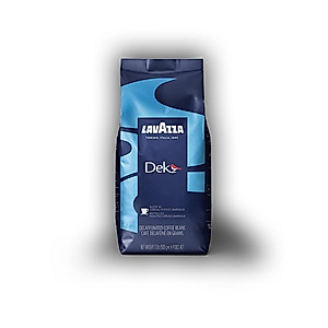 Lavazza Decaf Dark Espresso Roast Whole Bean Coffee, 1.1-lb Bag - Authentic Italian Blend, Creamy with Smooth Flavor