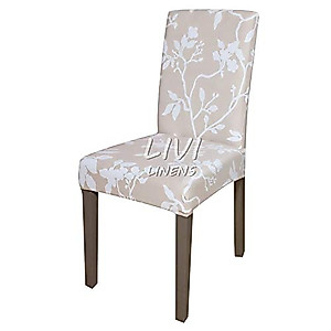 Printed Stretch Chair Cover Big Elastic Seat Chair Covers Office Chair Slipcovers Restaurant Home Decoration A4 1pc