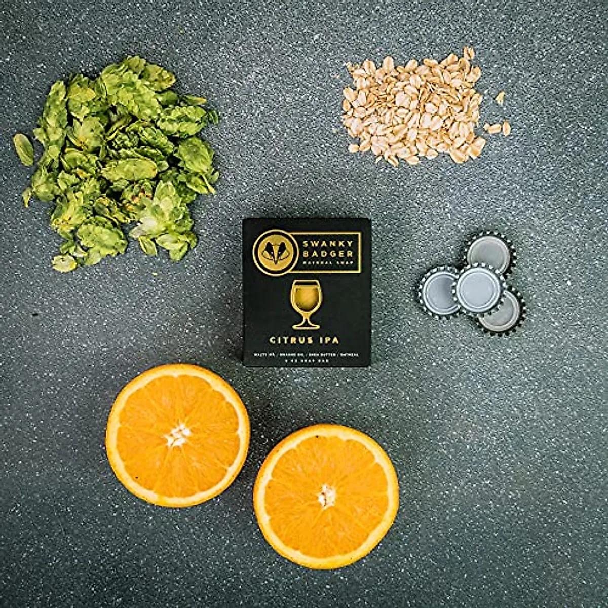 Swanky Badger Natural Soap Bar – Citrus IPA