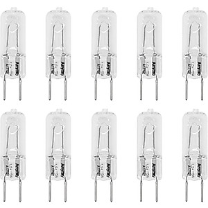 Anyray (10)-Pack 100W G8 100-Watt 130V T4 JCD Bi-Pin GY8.6 T4 Halogen Light Bulb