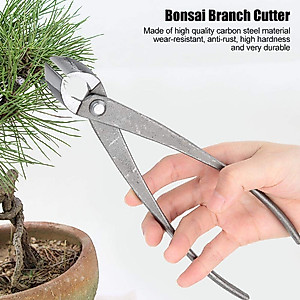 ANGGREK Branch Cutter Carbon Steel 8inch Concave Cutter Bonsai Tools Garden Shear