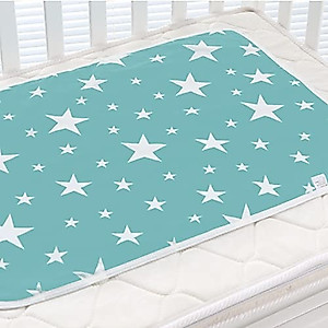 Waterproof Baby Diaper Changing Pad Multi Function Diaper Change Mat for Girls Boys Newborn Washable Reusable Breathable Leak Proof Infant Mattress19.6X27.5 in