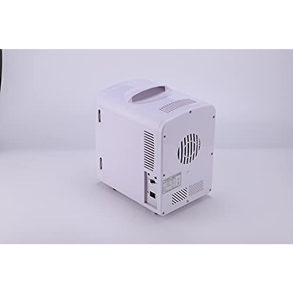 KOUDERA 4L Mini Portable Compact Personal Fridge Cooler and Warmer with AC DC Power, Small Refrigerator for Skincare, Breast Milk - Home and Travel- Gift - Freon-Free and Eco Friendly, White.