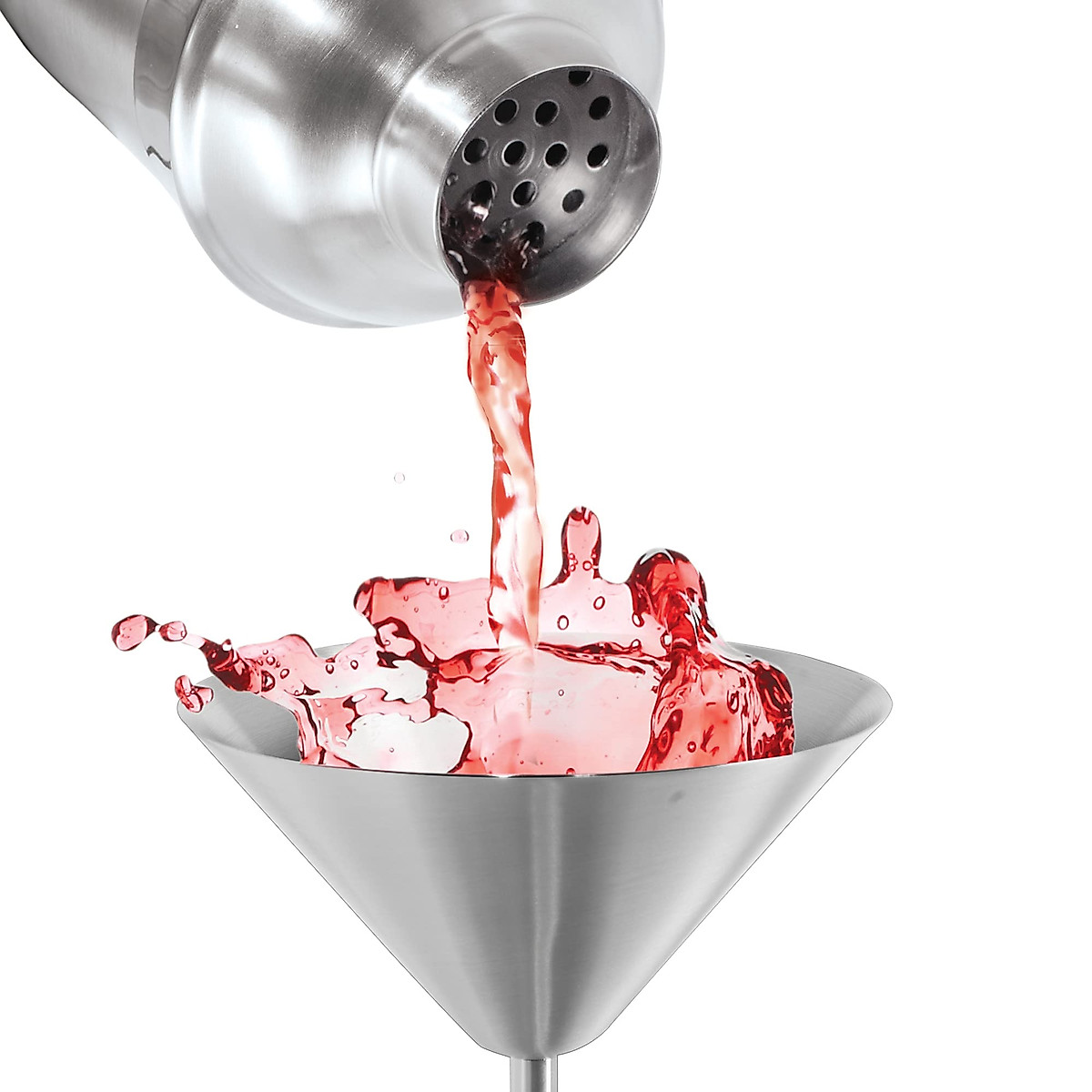 OGGI Stainless Steel Martini Glasses - 8oz, Set of 2 - Unbreakable Martini Glasses, Ideal Outdoor Martini Glasses for Boating, RV, Parties, Stylish Cocktail Glasses & Martini Glass Gift Set