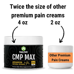 HAPPY BODY CMP MAX Natural Relief Cream [4 oz]