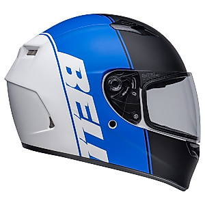 Bell Qualifier Full-Face Motorcycle Helmet (Ascent Matte Black/Blue/White - Small)