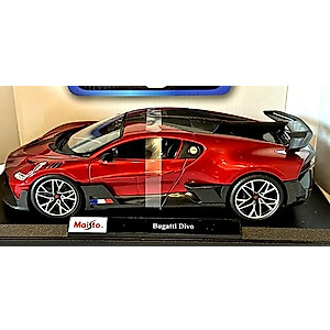 Bugatti Divo 1:18 Special Edition diecast car (red)